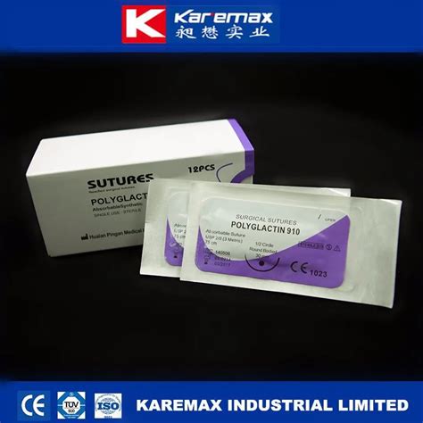 Karemax Absorbable Polylactic Acid Surgical Suture 3 0 With Ce Iso Fda
