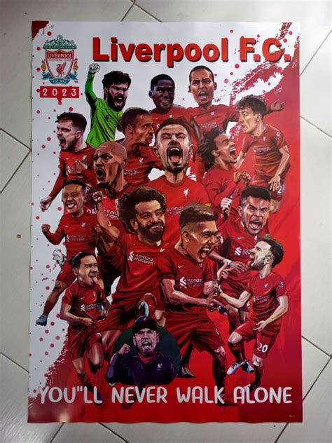 โปสเตอร์การ์ตูน สโมสรลิเวอร์พูล Liverpool Th