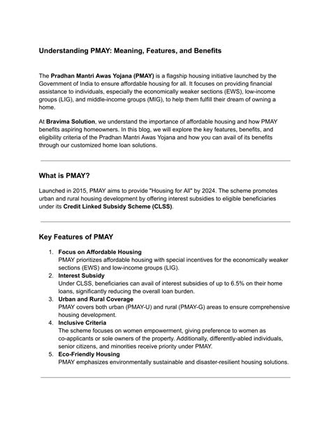 Ppt Understanding Pmay Meaning Features And Benefits Powerpoint Presentation Id 13862090