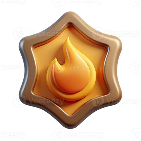 Dramatic Impressive Flame Shaped Badge With Sharp Edges Scalable Single Weight Stroke Crisp