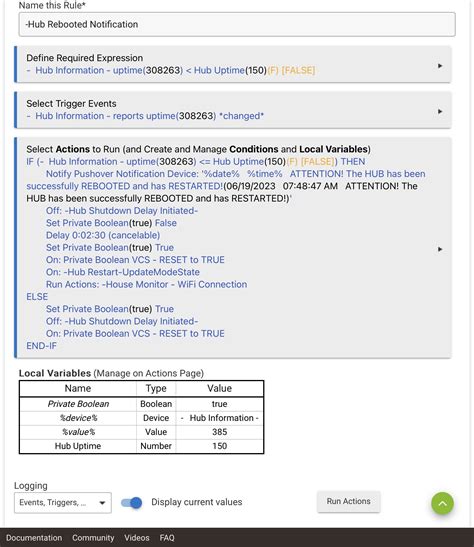 Hub Low On Memory Alert Have Questions Feedback Hubitat