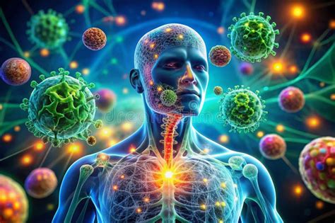 Unraveling The Immune Response A Microscopic Journey Through Swollen Lymph Nodes Infected By