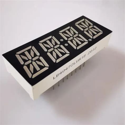 Ultra Bright Red Inch Digit Alphanumeric LED Display Common Cathode For Microwave Oven