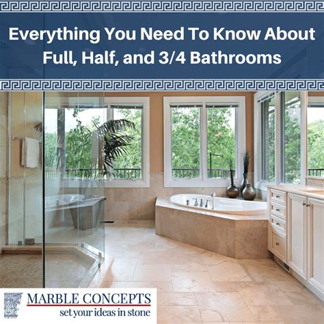 What Is A 3 4 Bath Vs Half Bath