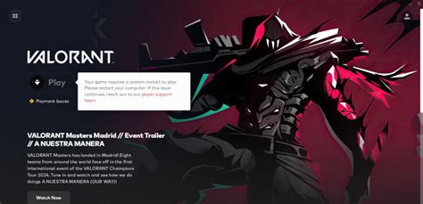 How To Fix Valorant Your Game Requires A System Restart To Play Error