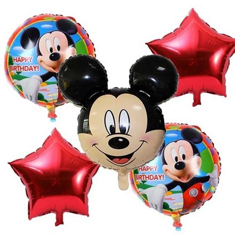 Mickey Mouse Happy Birthday Foil Balloon At ₹ 60piece Number Balloon