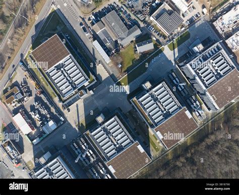 Aerial Photos Of Large Scale Data Center Computing Center Germany Iot Big Data It