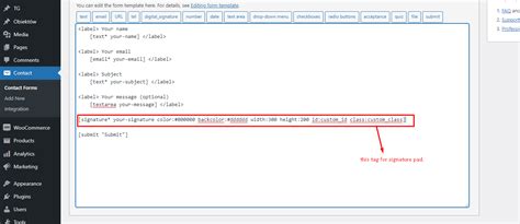 Digital Signature For Contact Form 7 Wordpress Plugin