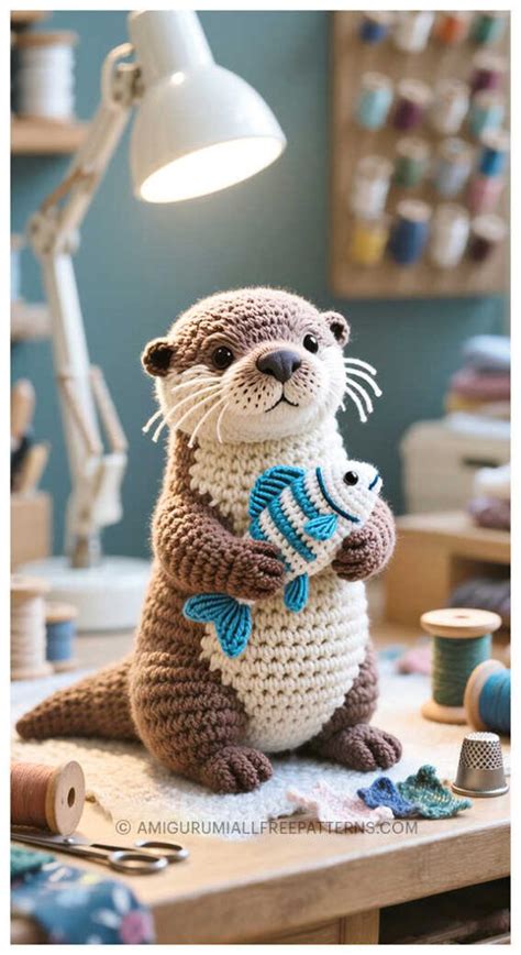 Amigurumi Mini Otter Crochet Free Pattern Free Amigurumi