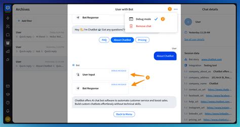 Chatbot Archives User Manual