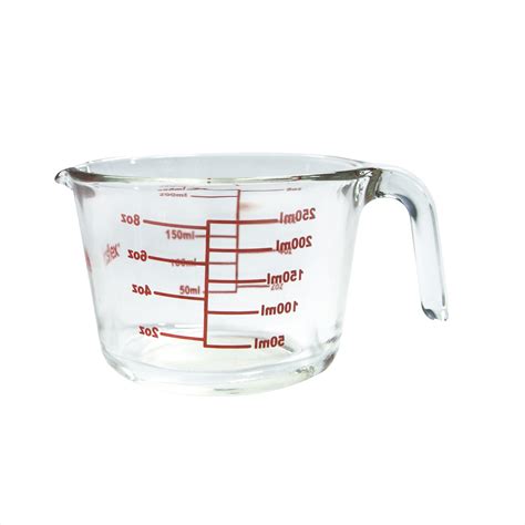 250 Ml Borosilicate Glass Measuring Cup Kitchen Pro