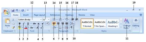 Fungsi Toolbar Ms Word 2007 ~ Full Day School