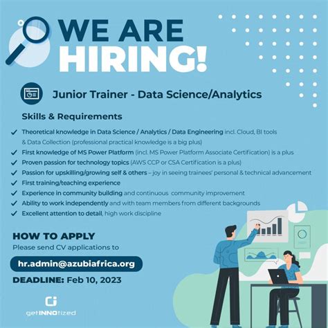 Datascience Analytics Hiring Data Dataanalytics Datascience Team The Getinnotized