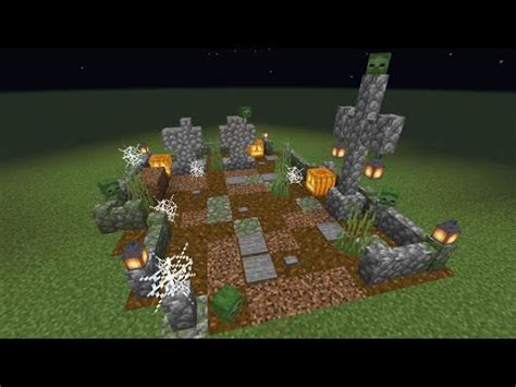 How To Build A Small Cemetery In Minecraft 1 19 Java Bedrock Youtube