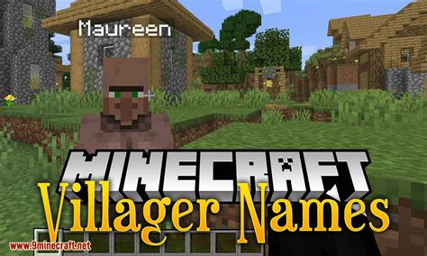 Serilums Villager Names Mod 1192 1182 All Villager Now Have A