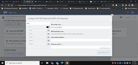 Solved Sap Build Apps Btp Destination Not Working Sap Community
