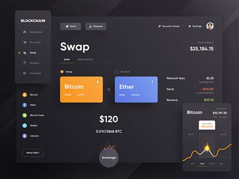 swap ui dashboard on behance