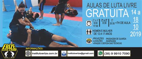 Aula Gratuita De Luta Livre Instituto Erize De Artes Marciais
