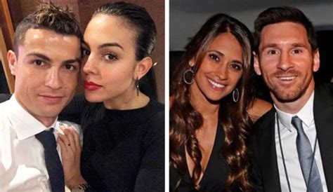 تفاوت همسر مسی با نامزد رونالدو چرا اخیرا از جورجینا رودریگز انتقاد