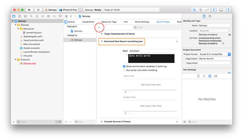 Ios Xcode How Download Files At The Stage Of Project Assembly Stack Overflow