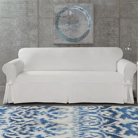 Sure Fit White Sofa Slipcover