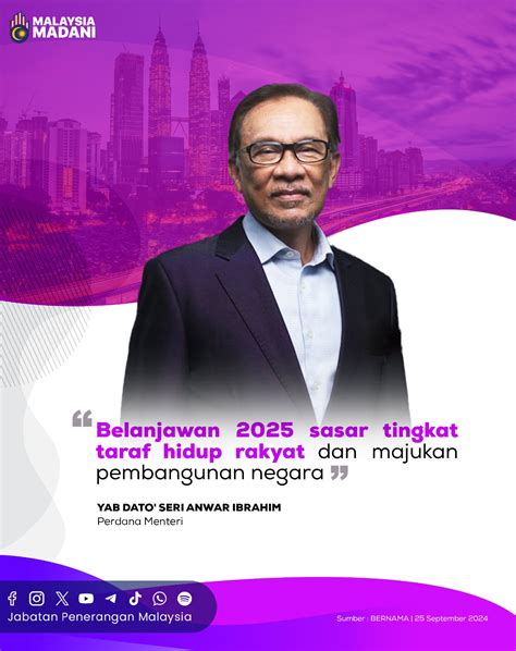 BELANJAWAN 2025 SASAR TINGKAT TARAF HIDUP RAKYAT DAN MAJUKAN ...