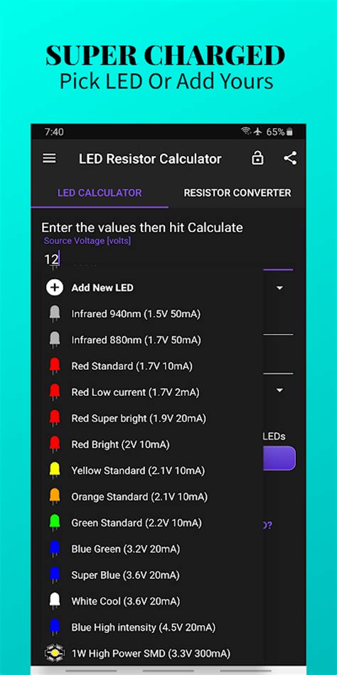 Led Resistor Calculator With Smd Leds Apk For Android Download