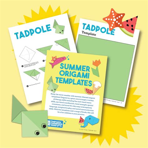Summer Origami Templates Tmv