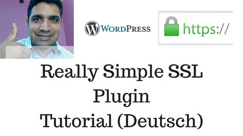 Really Simple Ssl Wordpress Plugin Tutorial Deutsch Youtube