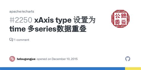 Xaxis Type 设置为time 多series数据重叠 · Issue 2250 · Apacheecharts · Github