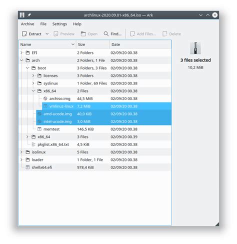 making arch gnu linux 2020 works with glim multiboot usb