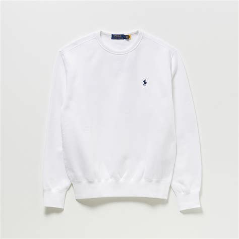 플리스 크루넥 스웨트셔츠 White 감도 깊은 취향 셀렉트샵 29cm