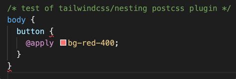 Nested Syntax Fails Linting With Tailwindcssnesting · Issue 539 · Tailwindlabstailwindcss