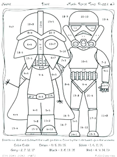 Math Problem Coloring Pages At Free Printable