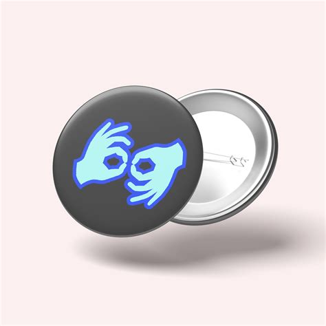 Badge Language Signes Et Hop Dans La Poche