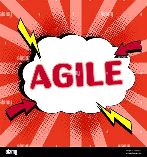 Conceptual Caption Agile Business Concept Particular Approach To