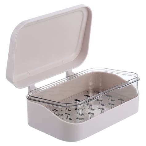 Soap Bar Container Holder Case Travel Dish Storage Drainers Savers