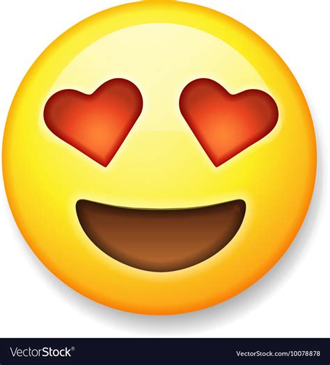 Smiley Emoji With Heart Eyes