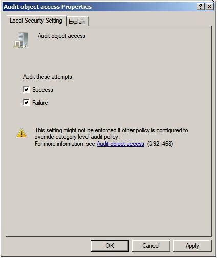 Auditing Windows Server 2008 File And Folder Access Techotopia