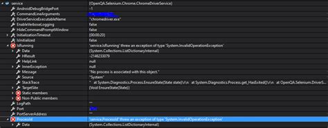 Selenium C Chromedriverservicecreatedefaultservice Systemcomponentmodelwin32exception
