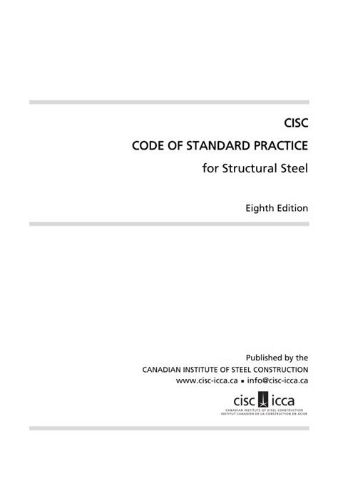 Pdf Code Of Standard Practice Cisc Icca · Pdf Filecisc Code Of