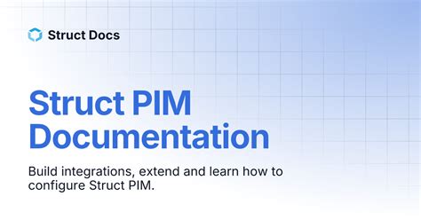 struct pim documentation struct docs
