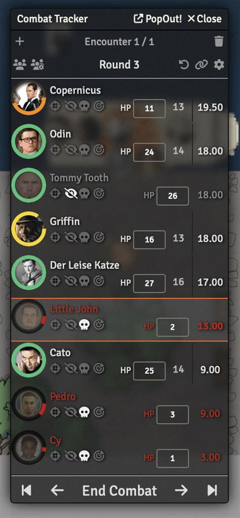 Combat Enhancements Module Challenge Hp And Ac For All Tokens In An Encounter Rfoundryvtt