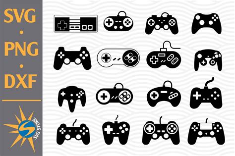 Game Controller Svg Png Dxf Digital Files Include By Svgstoreshop Thehungryjpeg