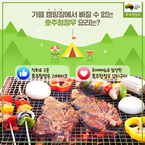 호주청정우 무더웠던 여름이 지나고 높은 하늘과 선선한 바람이 부는 가을은 캠핑하기 좋은 계절인데요~