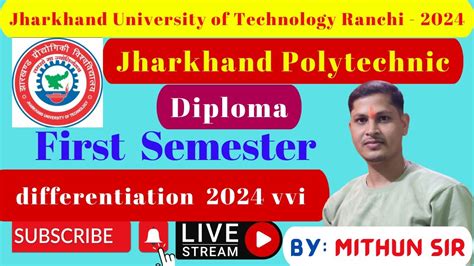 Differentiation Lecture 1 Important Question Youtube