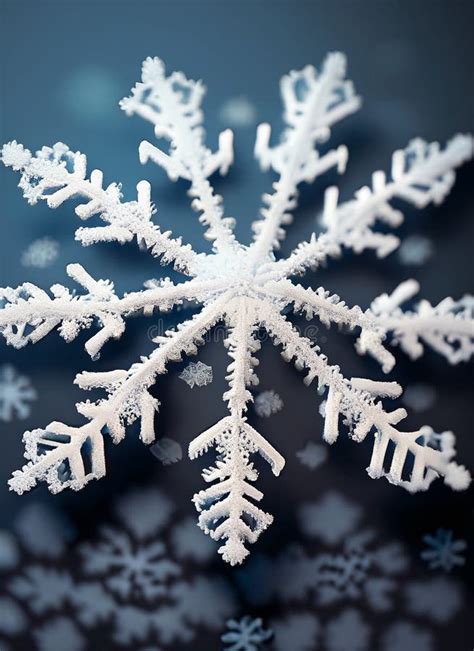 Falling Flake With Snow Stock Illustration Illustration Of Cold