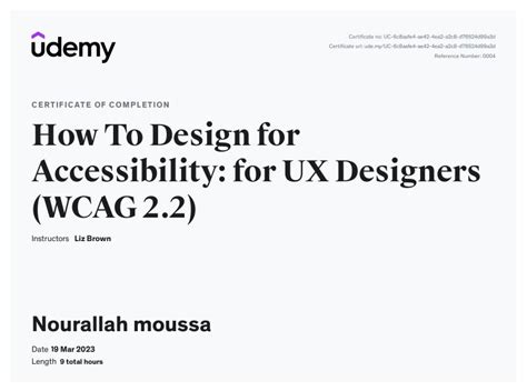 Nourallah Moussa On Linkedin Udemy Turndigital Ux Accessibility