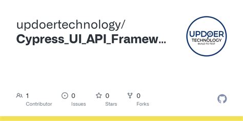 Github Updoertechnologycypressuiapiframework