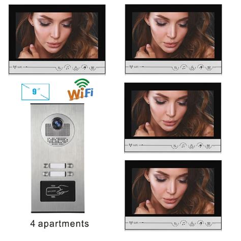 Multi Apartment Video Doorphone Intercom For Building System Multi Apartment Video Intercom